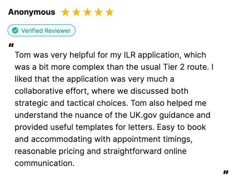 Applying for ILR on the Global Talent route (SET-O form tips)